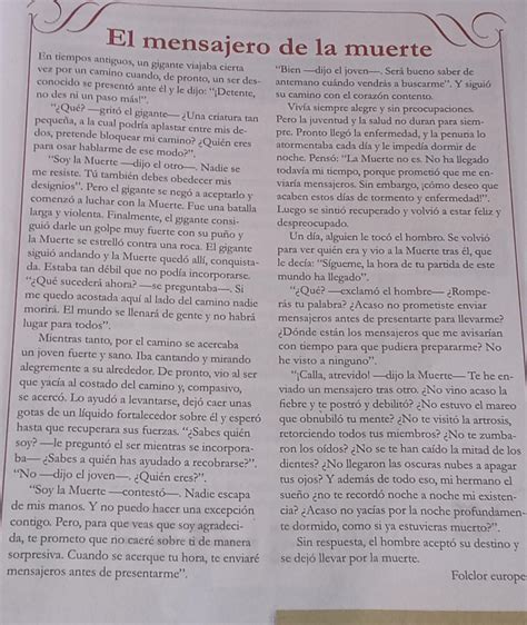 Me Pueden Ayudar Please Y Les Doy Puntos Aqui Esta El Texto Alumnos