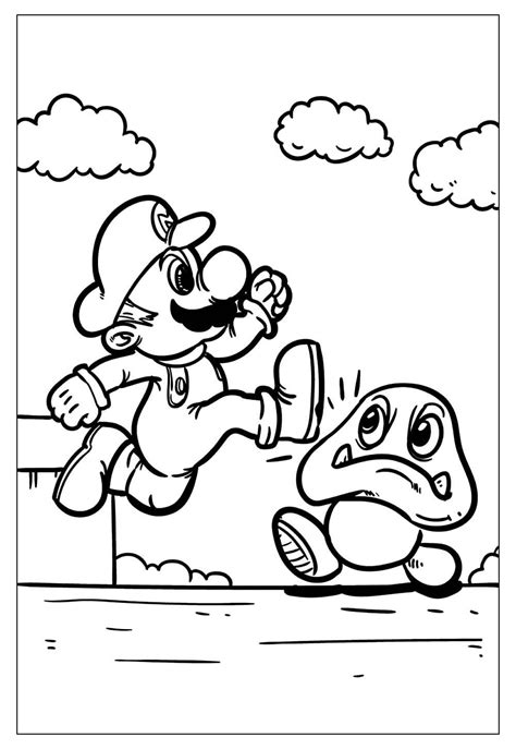 Desenhos Do Mario Bros Para Colorir E Pintar Tudo Para Colorir