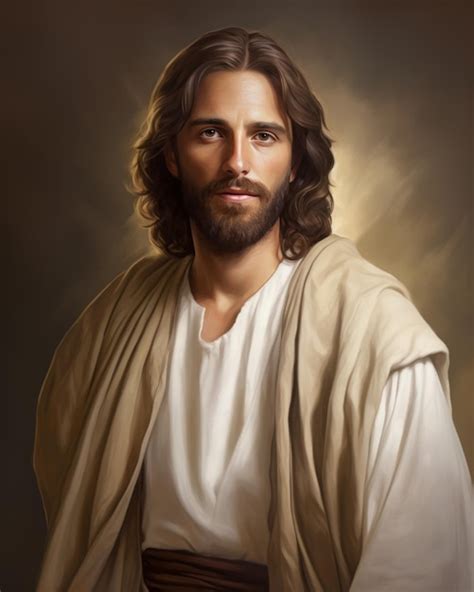 Premium Photo Jesus Christ The Son Of God Is Shown In This Painting