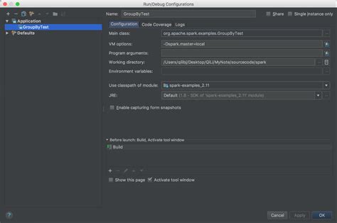 debug spark source code in local mode