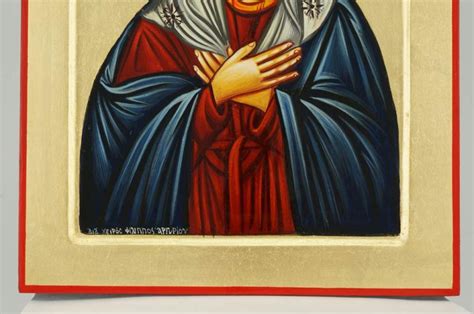 Virgin Mary Extreme Humility Orthodox Icon