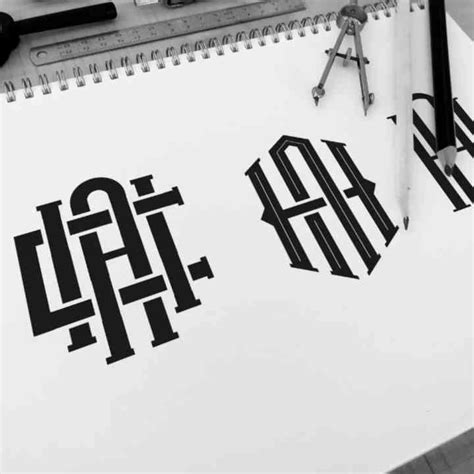 Monogramas Consejos para diseñar logos con iniciales FOROALFA