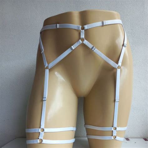 Lingerie Sensual Calcinha cinta liga Sadomasoquista fantasia erótica
