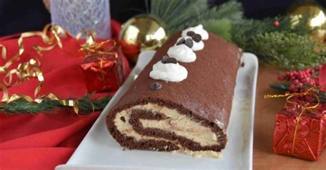 Brazo de chocolate café y mascarpone Postres Fáciles y Ricos