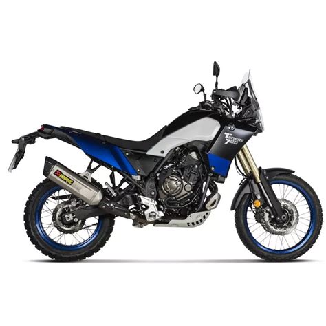 Silencieux Akrapovic Titane pour Yamaha Ténéré 700 2019 et Tech2Roo