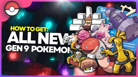 How To Get All New Gen 9 Pokemon In PBF Pokémon Brick Bronze YouTube