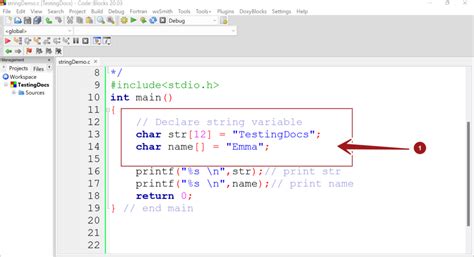 C Strings TestingDocs