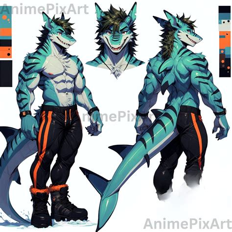 EXCLUSIVE 1x Fursona Adopt Limited Edition Elron Furry Adopt Reference