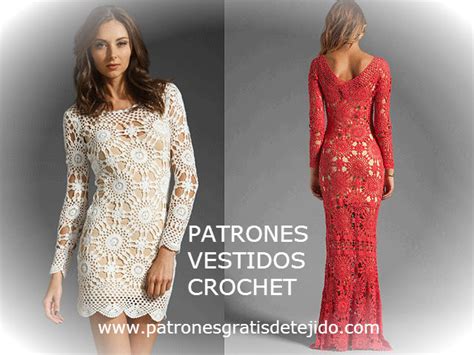 Vestido Crochet Patrones Y Paso A Paso Del Encaje En Video