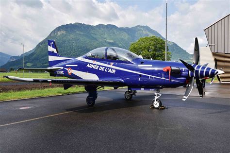 Une superbe livrée pour les futurs Pilatus PC 21 de l Armée de l Air