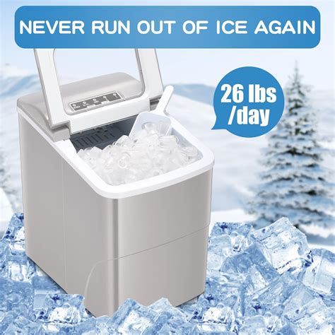 Buy AGLUCKY Countertop Ice Maker Machine Portable Ice Makers