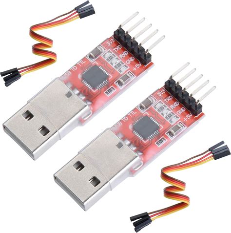 Yizhet Pcs Usb To Ttl Serial Converter With Pin Jumper Wire Cable