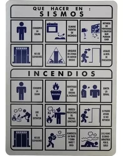 Señalamiento Que Hacer En Caso De Sismos E Incendios