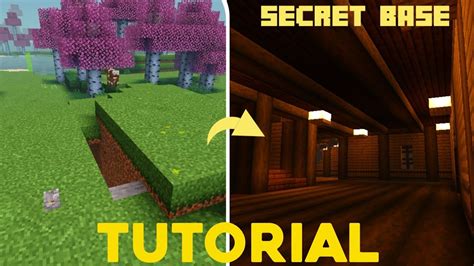Cara Bikin Ruang Rahasia Di Minecraft Minecraft Tutorial Minecraft