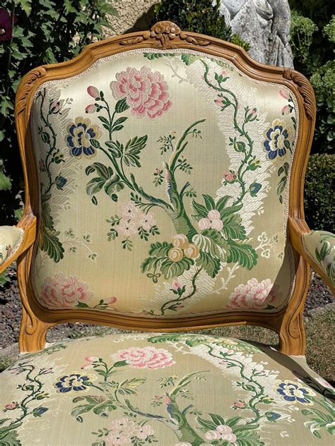 Proantic Paire De Fauteuils Style Louis Xv