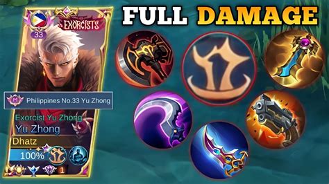 Tank Emblem Full Damage Build Is Too Broken For Yu Zhong Yu Zhong