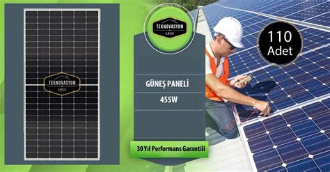 ON GRİD 50 kW kVA Trifaze Solar Güneş Paneli Paket Sistemi