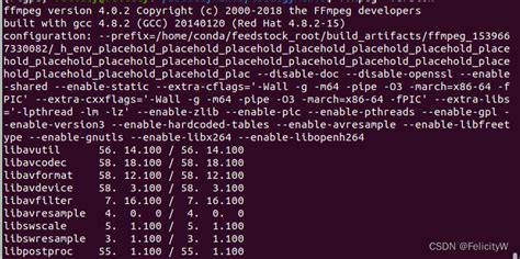 Subprocess Calledprocesserror Command Ffmpeg Version