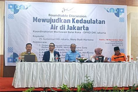 Pemprov DKI Bangun Sejumlah SPAM Dengan Investasi Rp23 8 Triliun