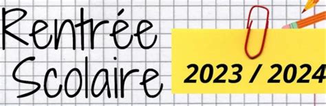 Horaires rentrée des élèves Collège Montaigne