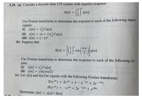 Solved A Consider A Discrete Time Lti System With Chegg