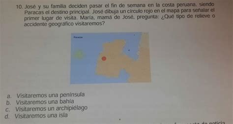 10 José y su familia deciden pasar el fin de semana en la costa