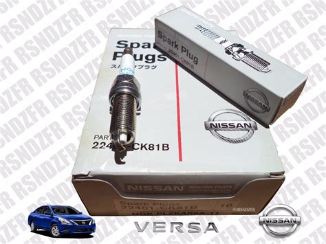 Bujías De Encendido Nissan Versa Ngk Plzkar6a 11 Originales 995 00