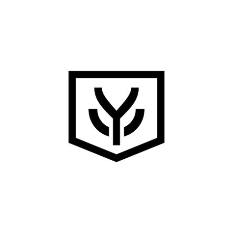 El Logotipo Inicial De Yd Vector Premium