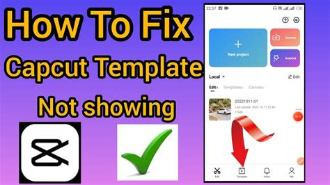 How To Fix Capcut Template Not Showing Capcut Template Not Showing