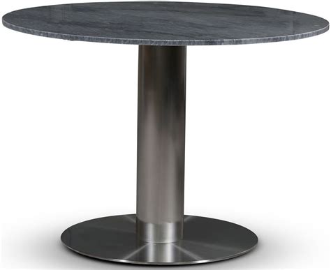 SOHO matbord Ø105 cm Borstat aluminium Grå marmor 5490 kr Runda