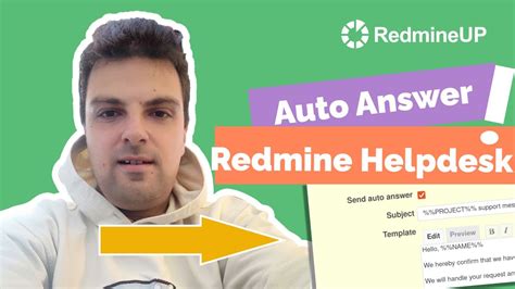 Redmine Helpdesk Auto Answer Feature YouTube