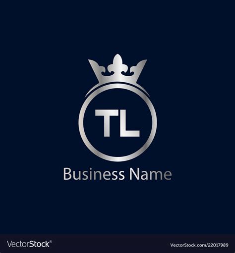 Initial Letter Tl Logo Template Design Royalty Free Vector