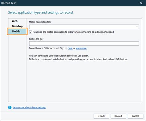 3 define a tested application testcomplete documentation