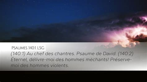 Psaumes 140 1 LSG Desktop Wallpaper 140 1 Au Chef Des Chantres