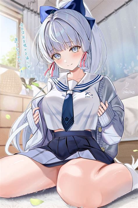 Kamisato Ayaka Genshin Impact Image By Kabu Usagi 4036325