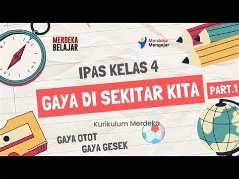 Gaya Di Sekitar Kita Part 1 Gaya Otot Gaya Gesek IPAS Kelas 4