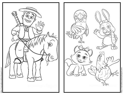 Librito para colorear de la Granja de Zenón Libros para colorear