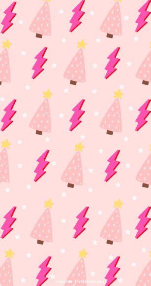40 Preppy Christmas Wallpaper Ideas Pink Christmas Tree With Gold