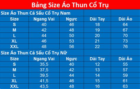 Bảng Size Áo Thun 3 Cách Chọn Size Áo Chính Xác Nhất