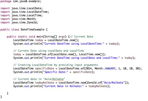 Java 8 Date Time API Javagyansite