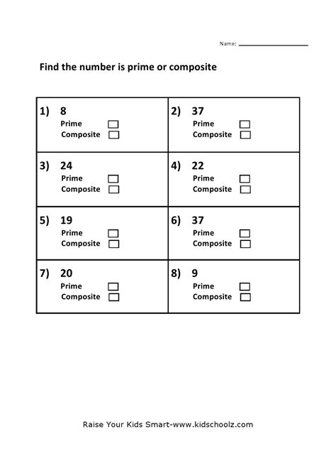 Prime And Composite Numbers Worksheet Twinkl Resources Worksheets