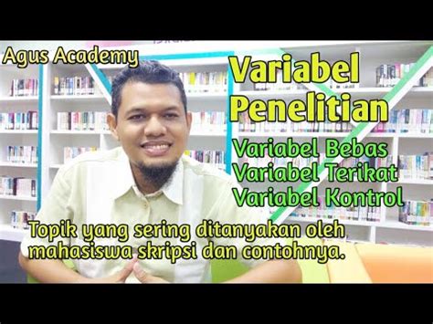 Variabel Terikat Bebas Kontrol Materi Belajar Online