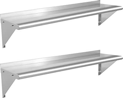 Amazon Kumaforest Stainless Steel Wall Shelf Floating Shelves