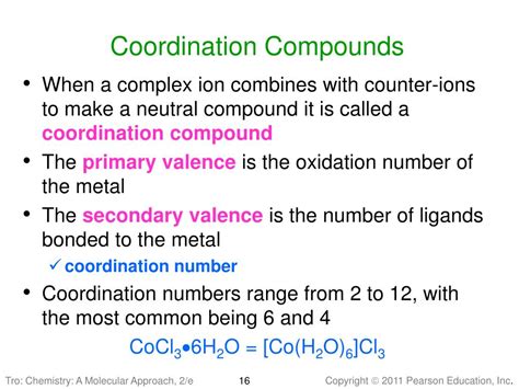 Ppt Chapter Transition Metals And Coordination Compounds