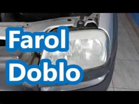 Como trocar LÂMPADA FAROL 12 25 Fiat DOBLO YouTube