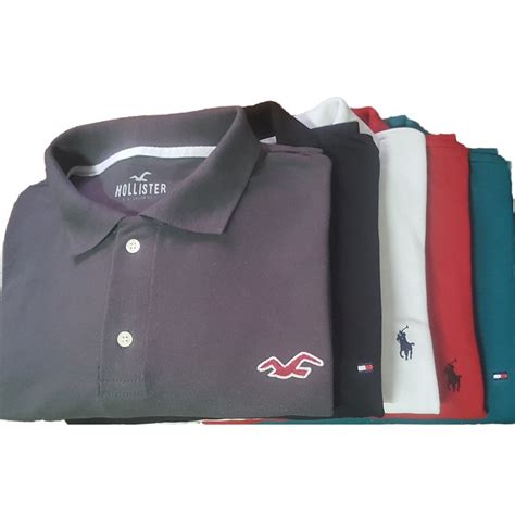 Kit 4 Camisas Gola Redonda 3 Camisas Gola Polo Plus Size Malha