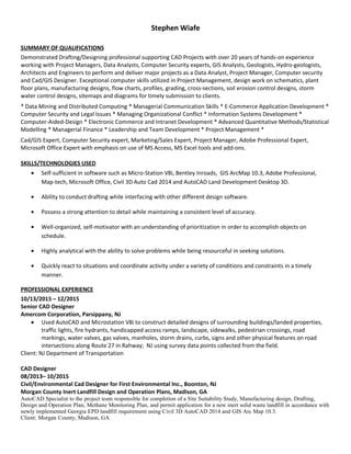 Stephen Wiafe Resume Pdf