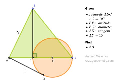 go geometry problem solutions geometry problem 1539 unraveling the lengths in an isosceles