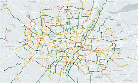 Radwege nach MunichWays Radwegplanung München