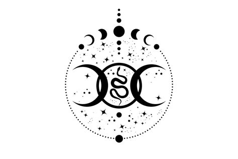 Goddess Symbols Wiccan Symbols Moon Symbols Pagan Tattoo Witch